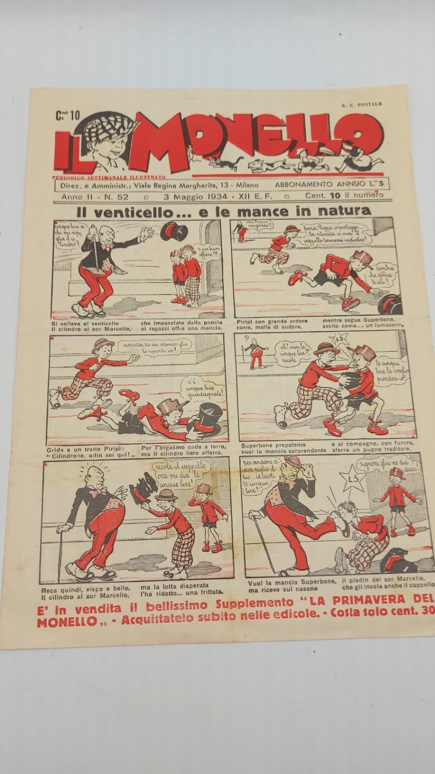 Il Monello, rivista a fumetti e libretto: valutazione, storia, informazioni