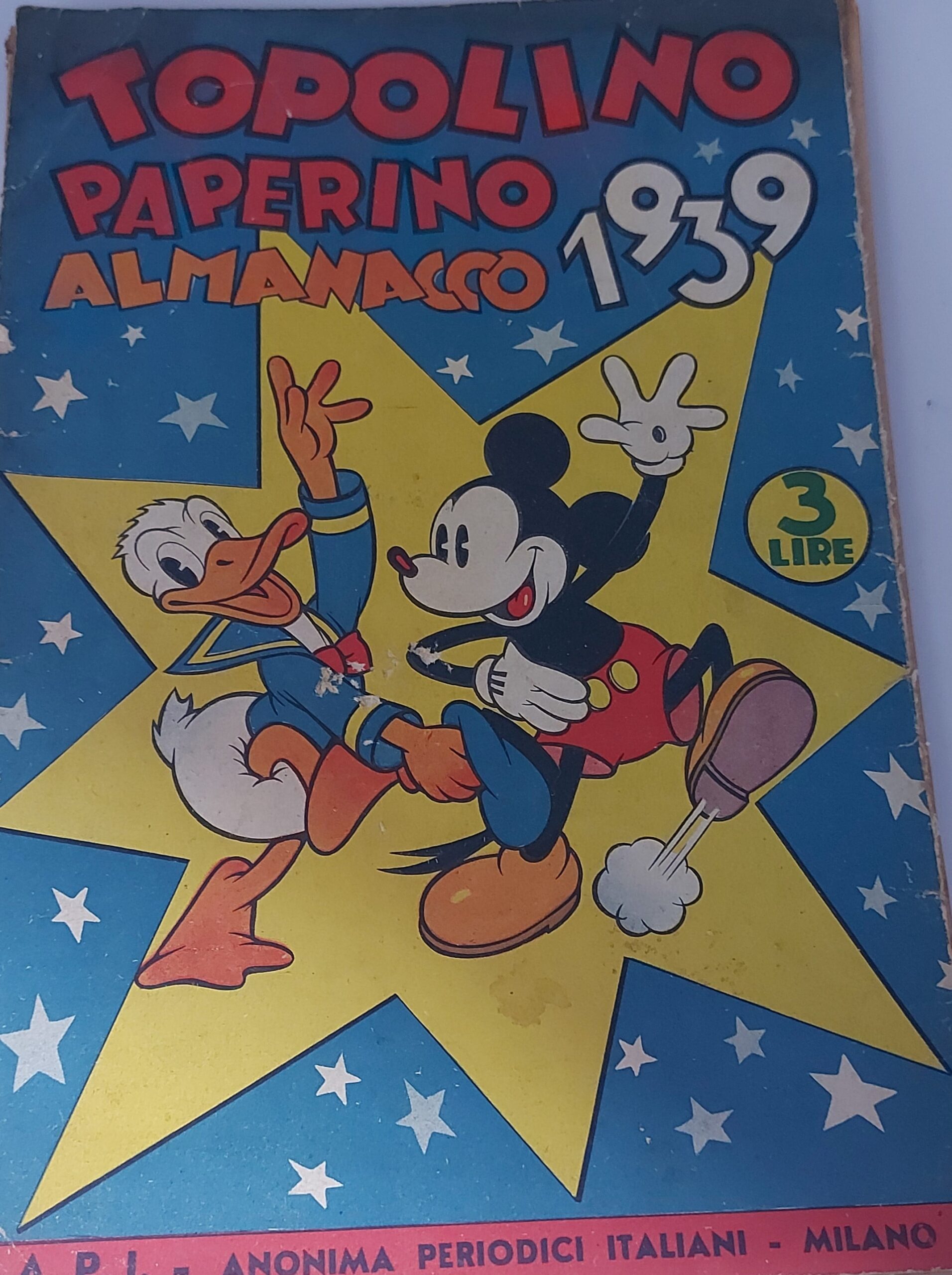 L'Almanacco Maremonti e gli almanacchi Topolino dal 1937 al 1940