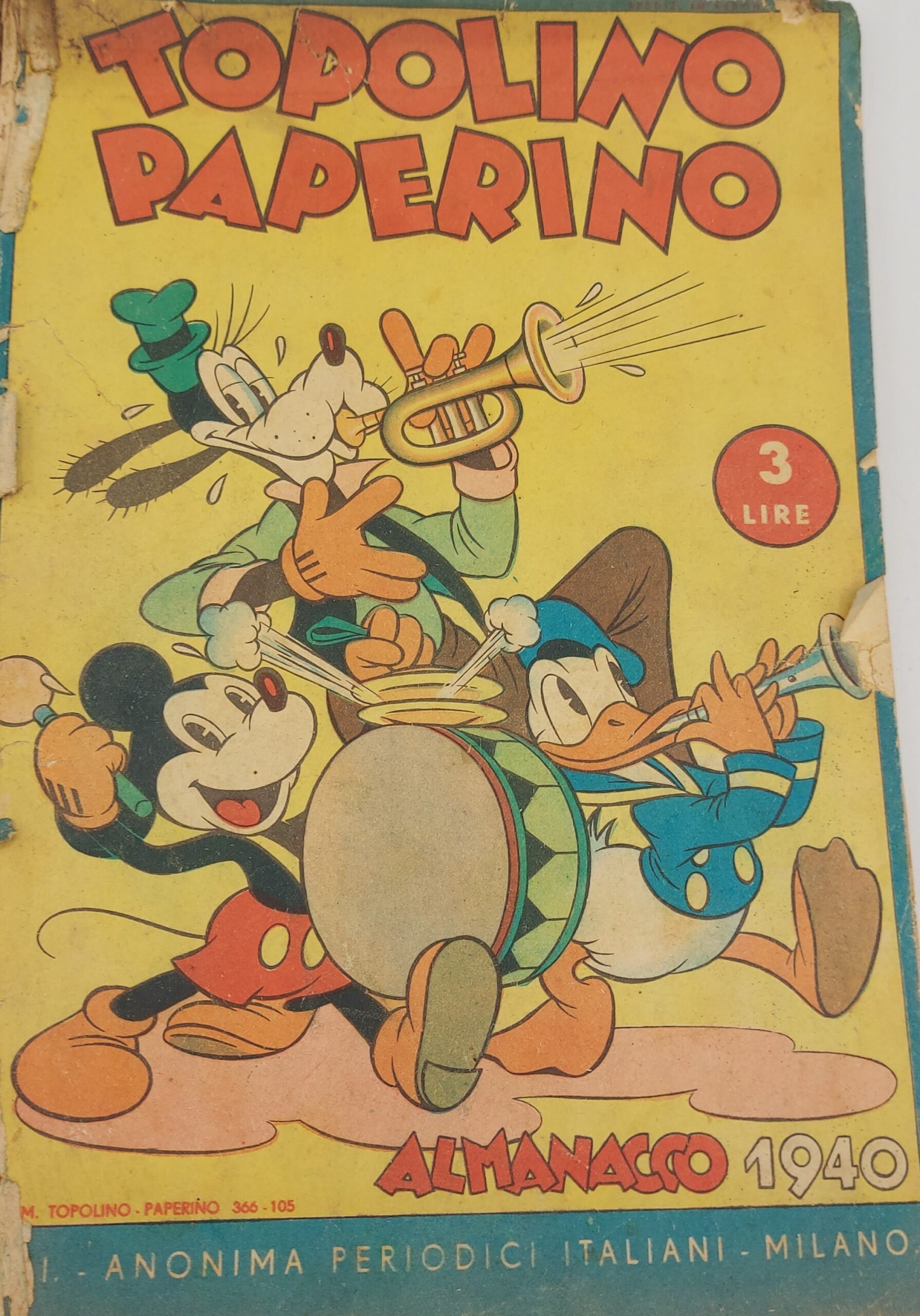 L'Almanacco Maremonti e gli almanacchi Topolino dal 1937 al 1940