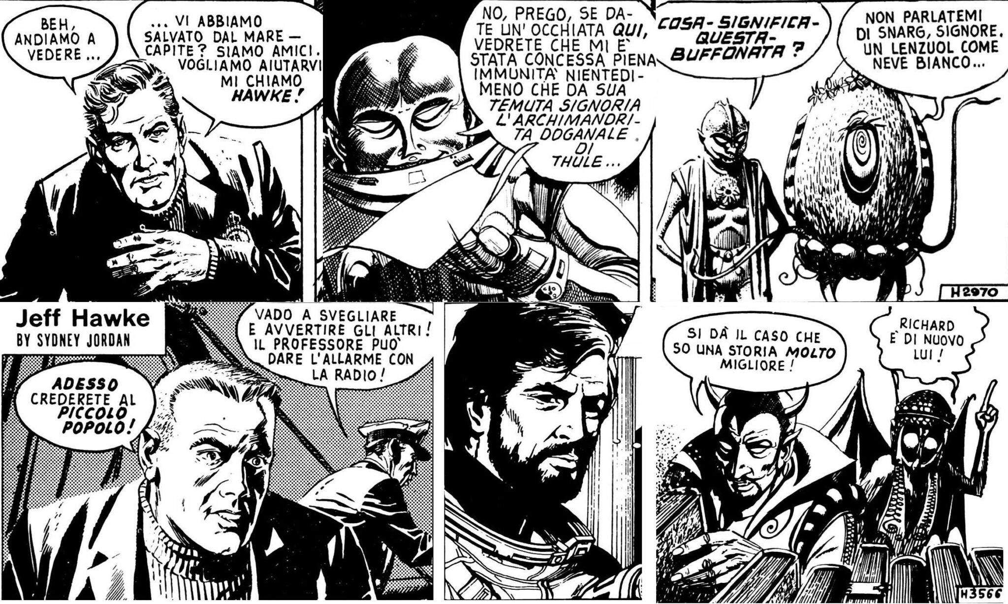 Jeff Hawke, storia editoriale, trama e collezione Milano Libri