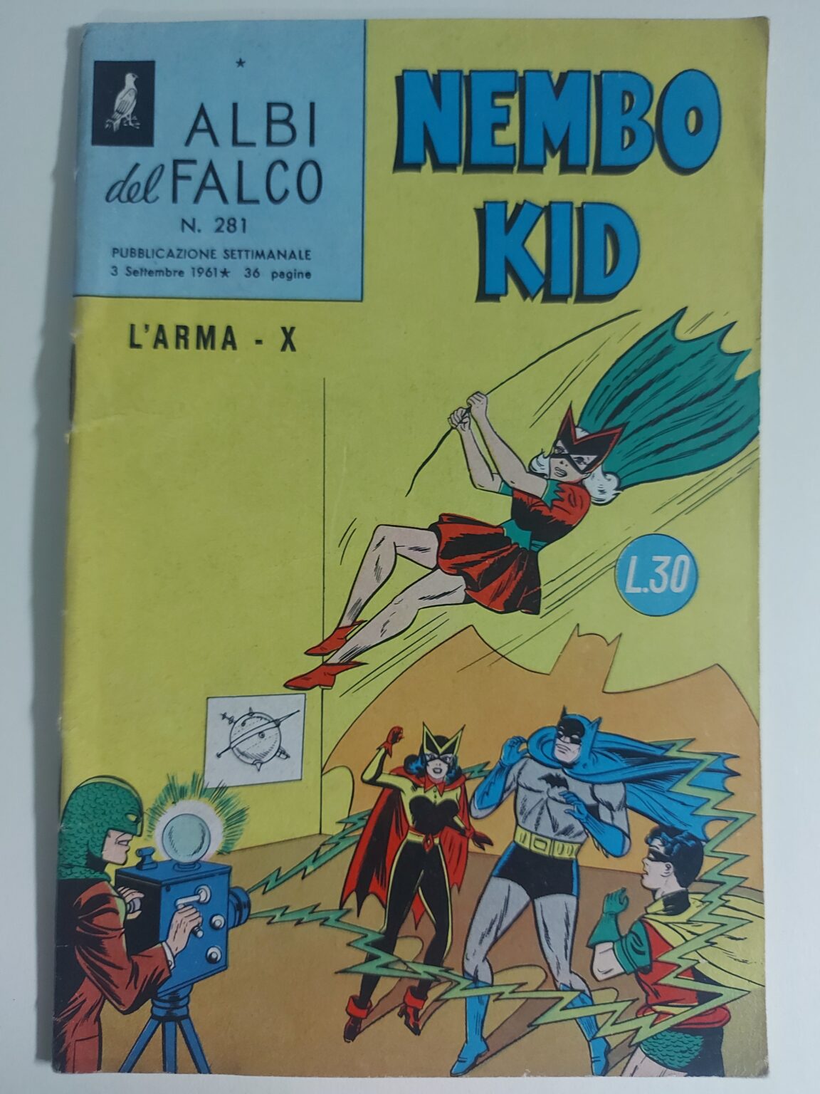 Nembo Kid, gli albi del falco: storia, vendita e valore di "Superman"