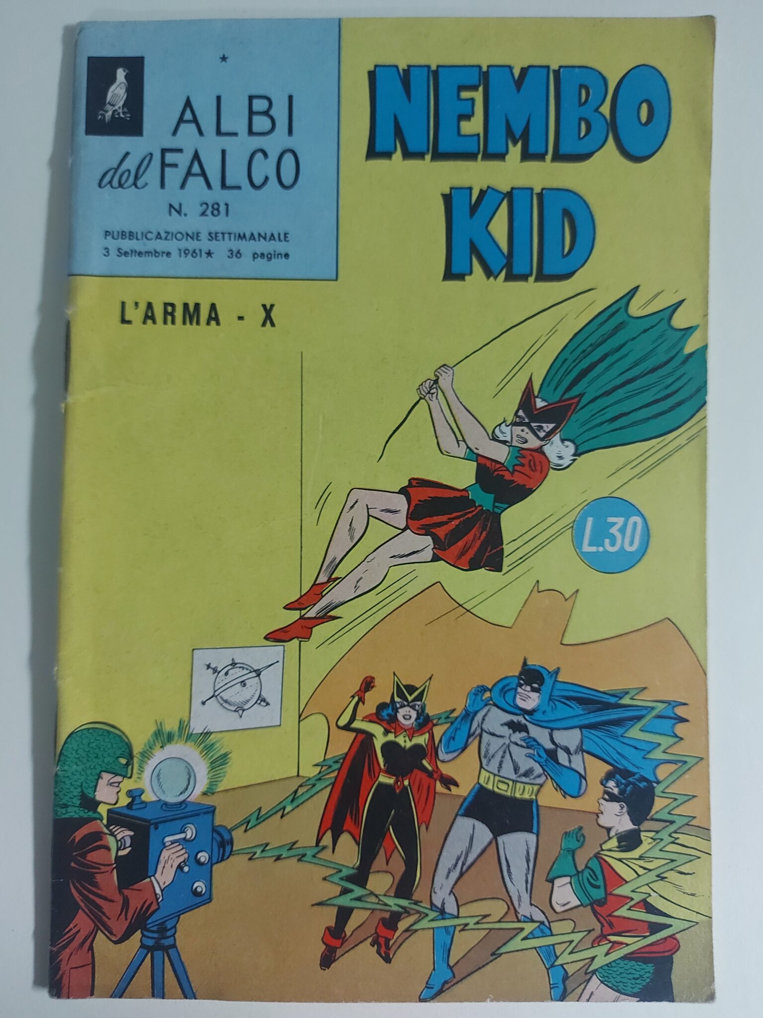 Nembo Kid, gli albi del falco: storia, vendita e valore di "Superman"