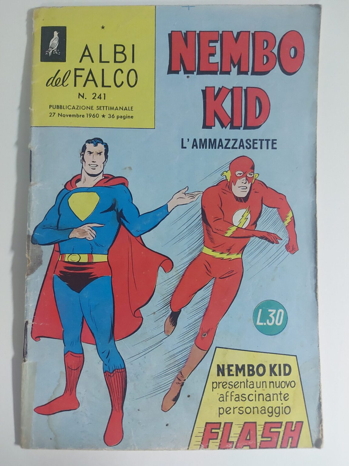 Nembo Kid, gli albi del falco: storia, vendita e valore di "Superman"