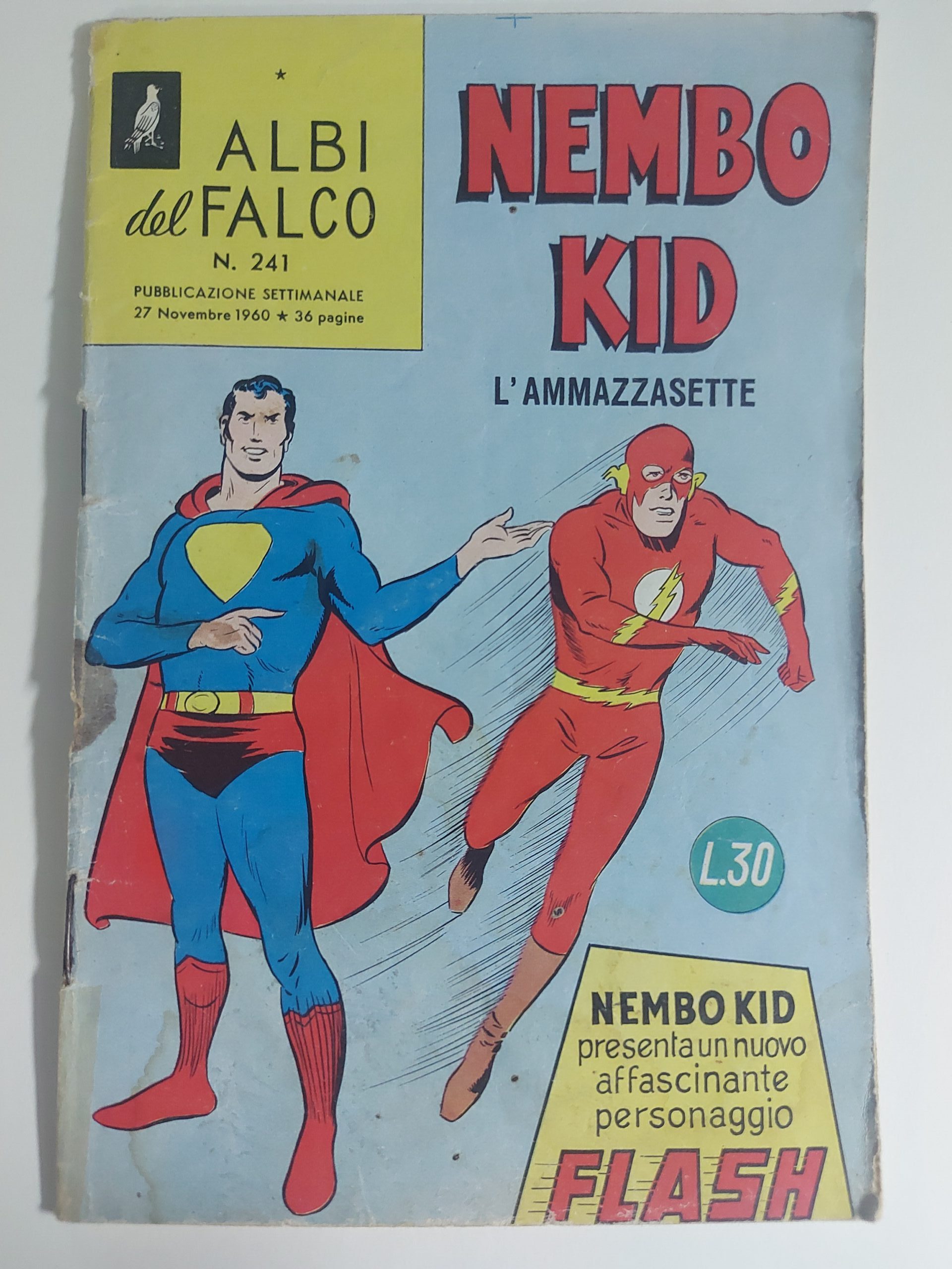 Nembo Kid, gli albi del falco: storia, vendita e valore di "Superman"