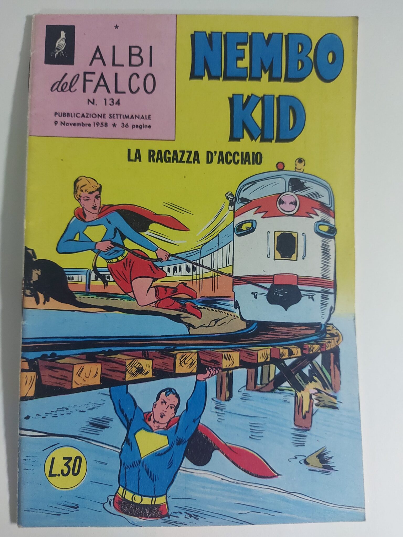 Nembo Kid, gli albi del falco: storia, vendita e valore di "Superman"