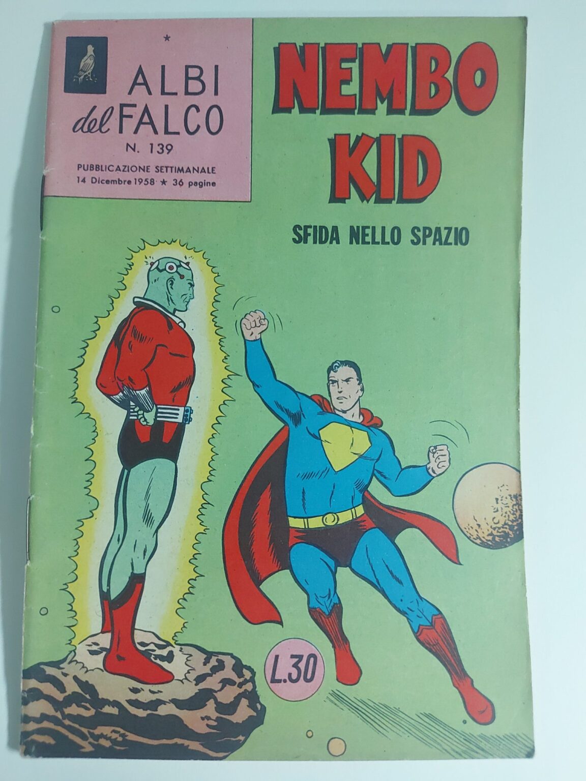 Nembo Kid, gli albi del falco: storia, vendita e valore di "Superman"