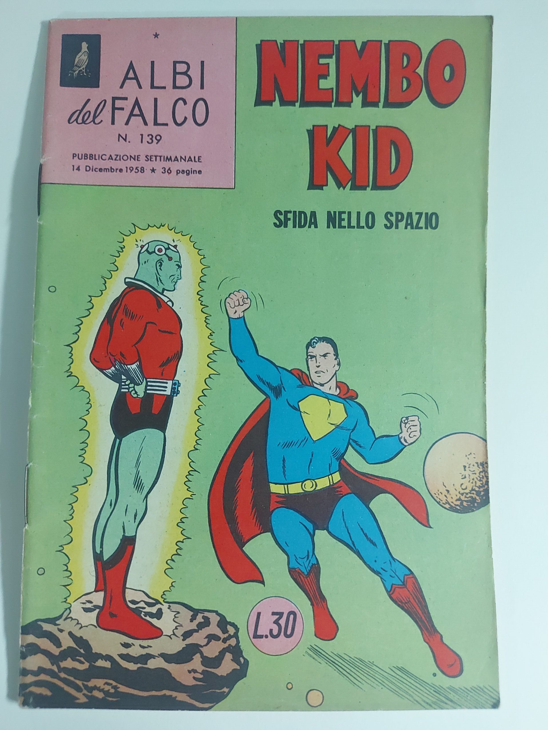 Nembo Kid, gli albi del falco: storia, vendita e valore di "Superman"