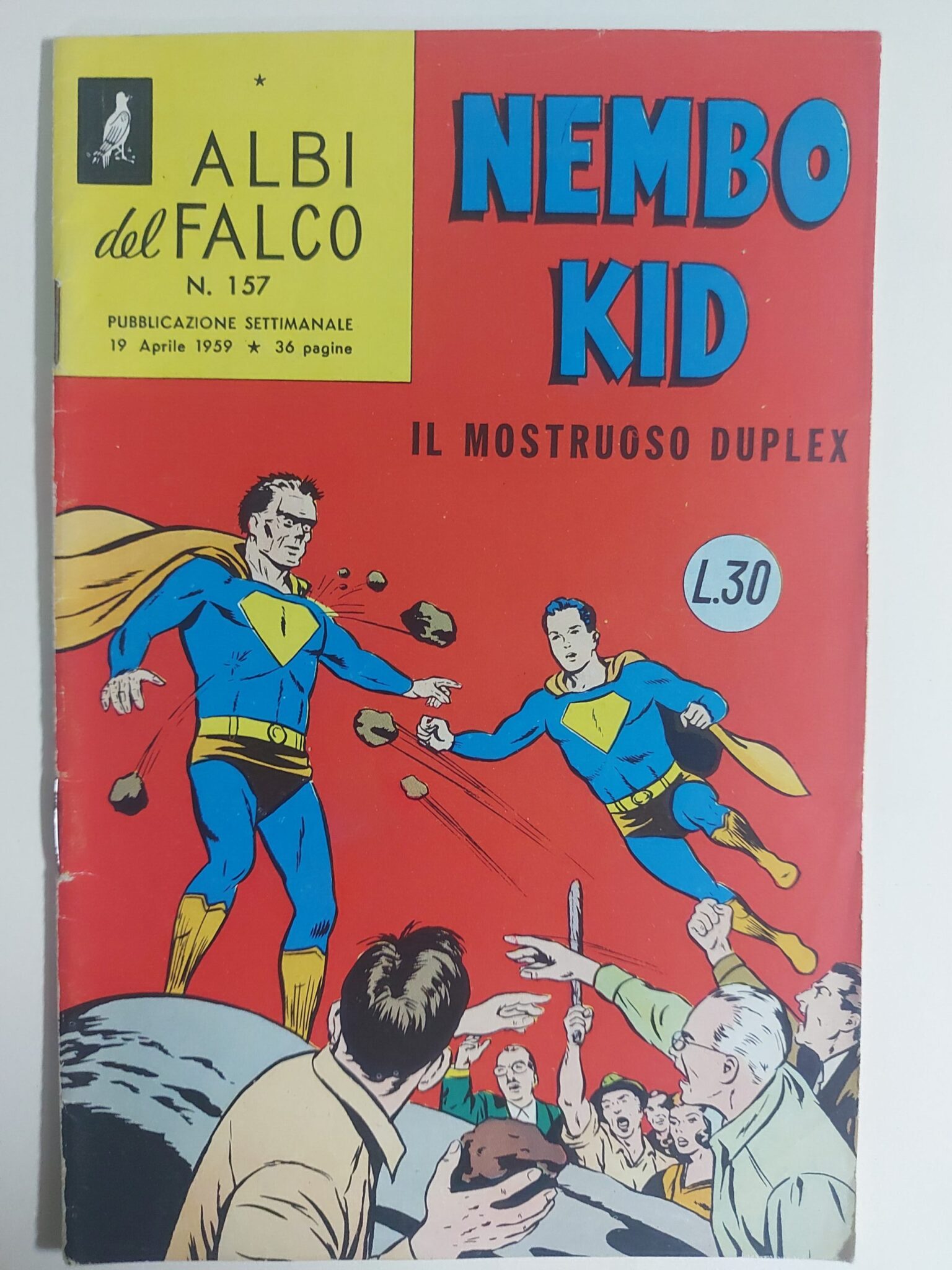 Nembo Kid, gli albi del falco: storia, vendita e valore di "Superman"