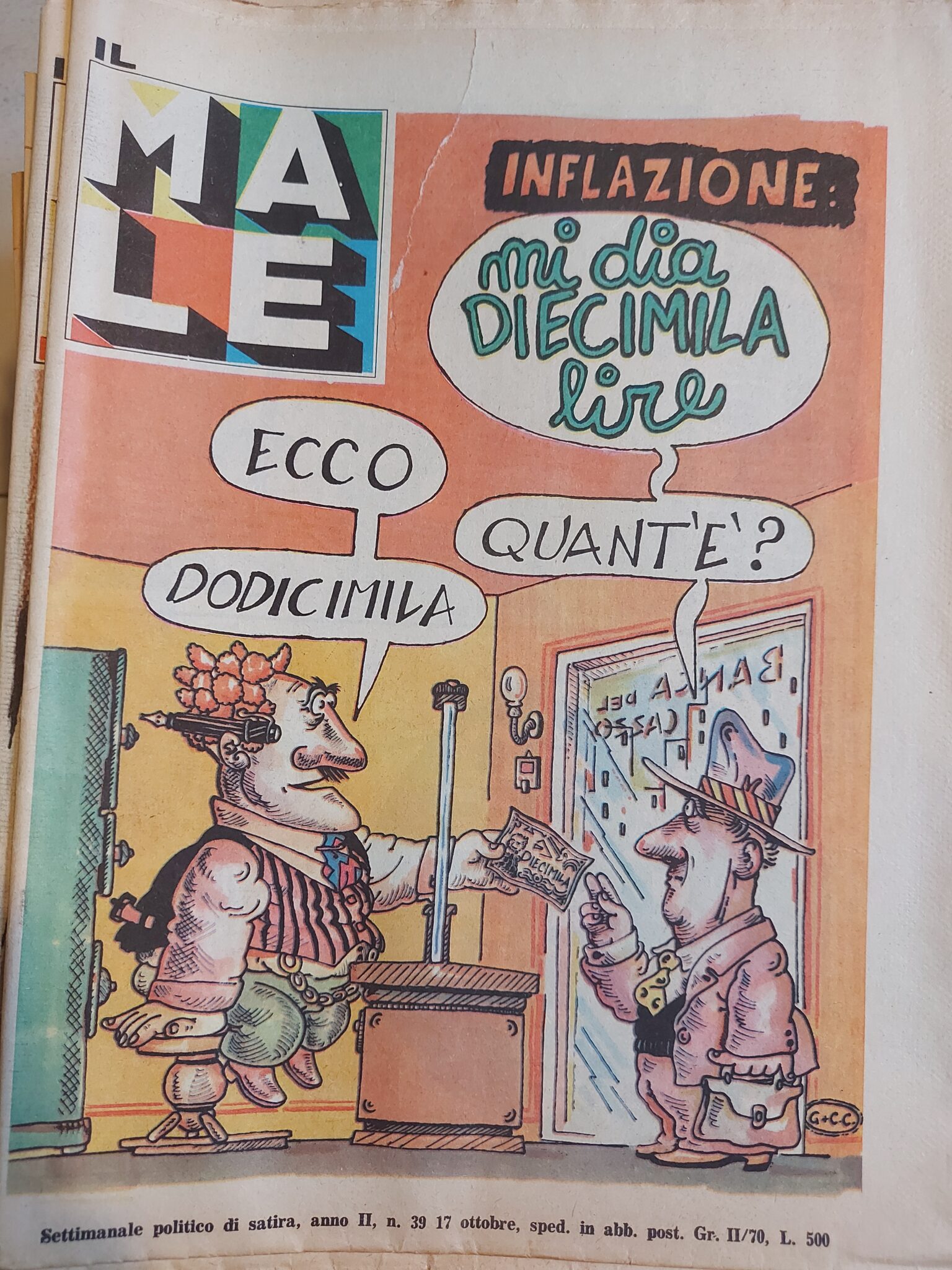 Il male, giornale (e rivista) di satira negli anni 70 e 80