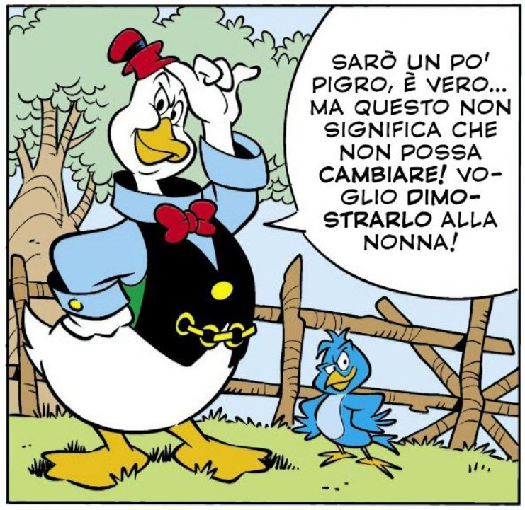 Ciccio di Nonna Papera, l’oca pigra dei fumetti Disney Fumettirari.com